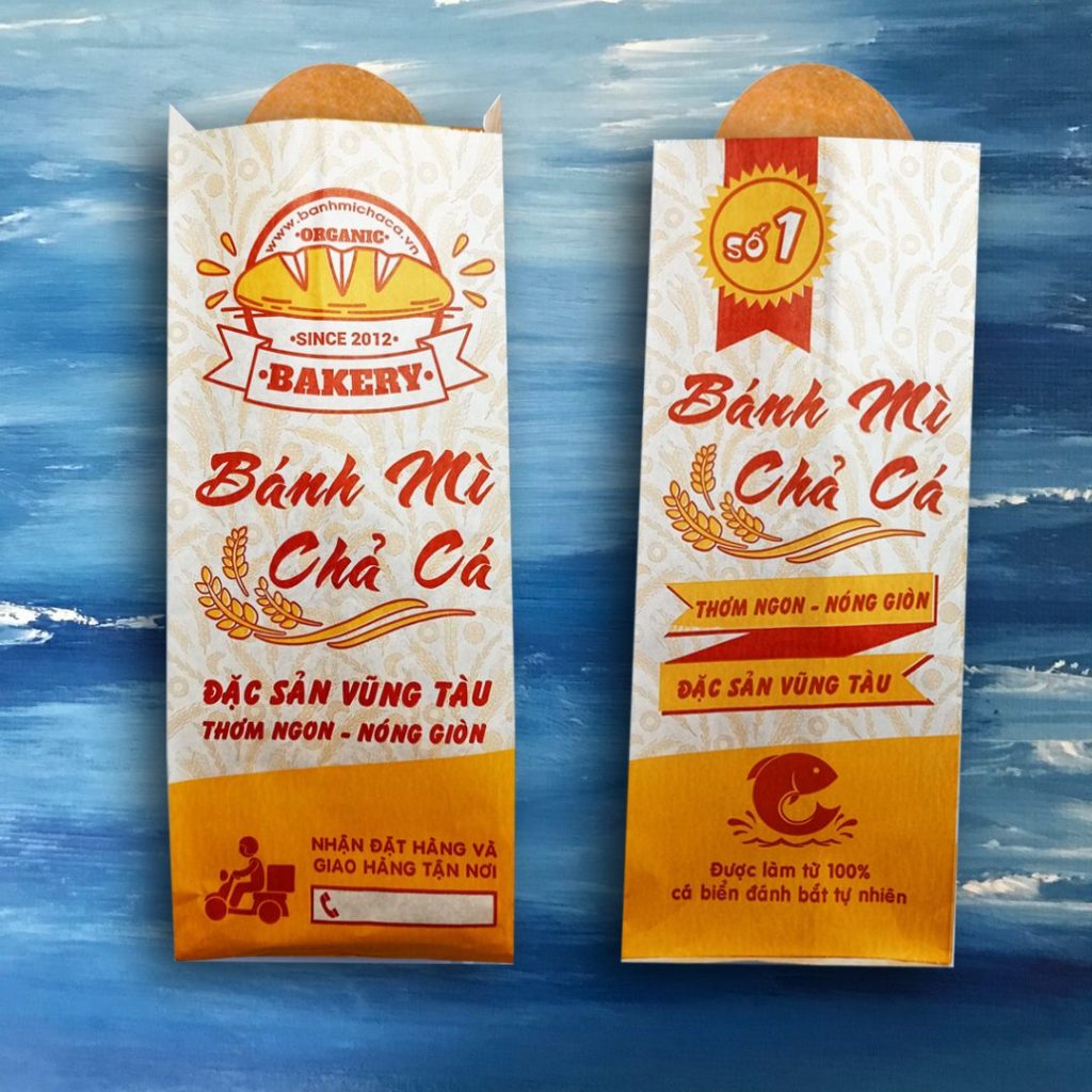 In 40000 bao gói bánh mì ở Hồ Chí Minh (mã tbm_2873) giấy MG thiết kế ...